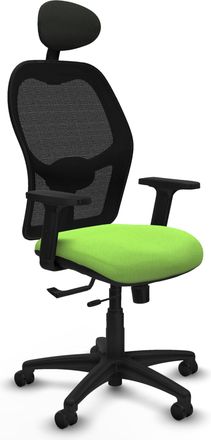 Piqueras y Crespo Aloc&eacute;n Schreibtischstuhl mit 2D-Armen, h&ouml;henverstellbarer Lendenwirbelst&uuml;tze und festem Kopfteil, ausgestattet mit Syncro/Traslack und Schneideschaum,
