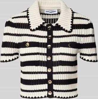 Self Portrait Strickjacke mit Knopfleiste
