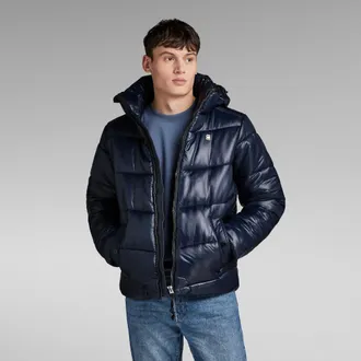 G-Star Padded Hooded Puffer - Dunkelblau - Herren