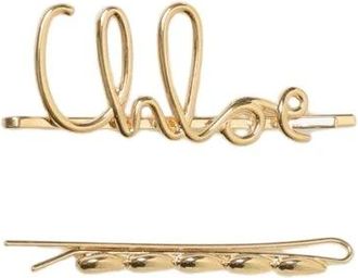 Chlo&eacute; Femme, Accessoires, Brun, Taille: ONE Size Metal Hair Clip