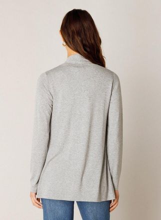 Base Level Strickjacke Yayla In elastischem Feinstrick