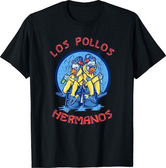 Breaking Bad Los Pollos Hermanos Hazmat Suits TV Show T-Shirt