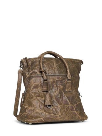 Maison Margiela Womens Handbag 5ac Soft Brown Goatskin Handbags Hand Bags
