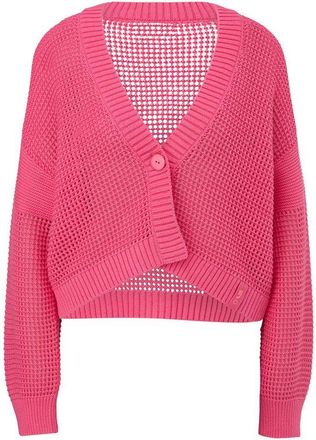 Comma Cardigan Strickjacke Strickjacke mit Lochmuster