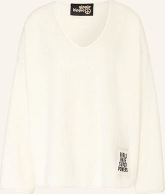 Yippie Hippie Yippie Hippie Sweatshirt weiss