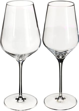 Stölzle 12-tlg Glas-Set Quatrophil mit 6 Rotweingläser und 6 Weißweingläser 12-tlg Set spülmaschinenfest bruchsicher wie mundgeblasen edles Kristallglas 12-tl