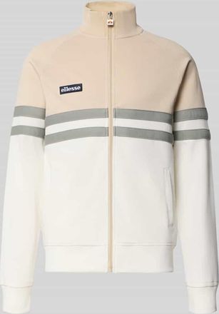 Ellesse Trainingsjacke mit Label-Patch und Stehkragen Modell RIMINI
