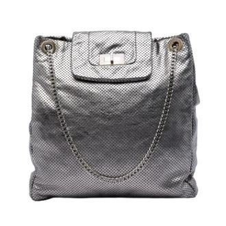 Chanel Pre-owned Perforated Leather Tote Bag - - Pre-owned - Damen - Grau - ONE SIZE