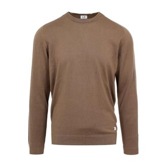 C.P. Company Sea Island Rundhals-Strickpullover - - Knitwear - Herren - Braun - L