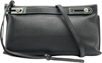 Loewe Sac port&eacute; &eacute;paule Pre-owned - Femme - Pre-owned - Noir - Taille: ONE Size
