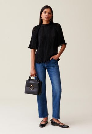 Claudie Pierlot Top pliss&eacute; fluide
