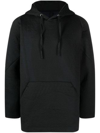 Byborre hoodie en coton recycl&eacute; - Noir