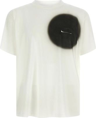 Maison Margiela Homme, Tops, Blanc, Taille: M Numeric Signature T-Shirt
