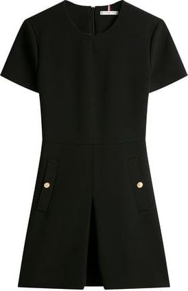 Tommy Hilfiger Robe courte pliss&eacute;e &agrave; manches courtes