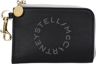 Stella McCartney pour femmes Portefeuille en cuir &eacute;cologique noir