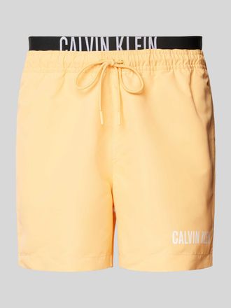 Calvin Klein Underwear Badehose mit elastischem Label-Bund