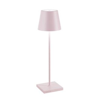 Zafferano Poldina Pro Lampe, Kabellose, Wiederaufladbare Tischlampe mit Touch Control, Auch f&uuml;r den Au&szlig;enbereich Geeignet, Dimmer, 2200-3000 K, H&ouml;he 38 cm, Farb