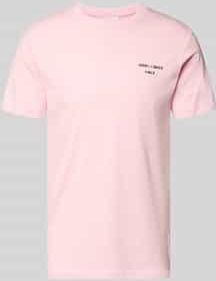 Lindbergh T-Shirt mit Stitching und Rundhalsausschnitt