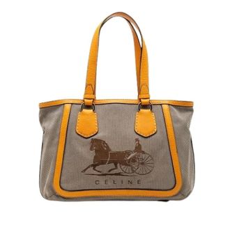 Celine Sac cabas en toile Pre-owned - Femme - Pre-owned - Beige - Taille: ONE Size