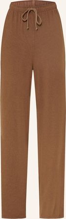 American Vintage American Vintage Strickhose Im Jogging-Stil braun