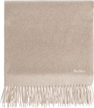 Max Mara Femme, Accessoires, Beige, Taille: ONE Size Baci Cashmere Scarf