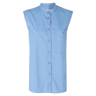 SOLOTRE Damen, Blusen & Hemden, Blau, SGr&ouml;&szlig;e