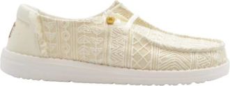 Hey Dude Femme, Chaussures, Jaune, Taille: 37 EU Wendy Crochet Lace