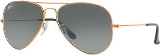 Ray-Ban Unisex Aviator Brillengestelle, Gold (Shiny Bronze), 58 EU