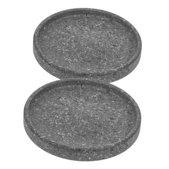 Hemoton Hemoton 2 Stück Blumentopf Untersetzer Keramik Blumentopfuntersetzer Pflanzkübel Untersetzer Pflanzen Untertopf Pflanzenuntersetzer Runde Paletten für