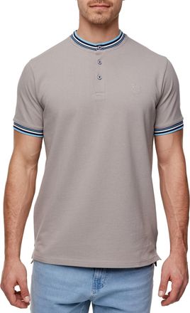 Indicode Herren INOdell T-Shirt mit Rundhals-Ausschnitt aus Baumwolle | Herrenshirt Sommershirt Lt Grey, XL