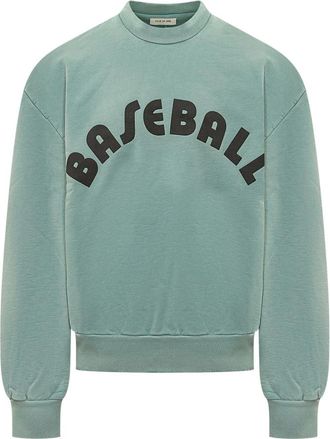 Fear of God Homme, Sweatshirts et sweats &agrave; capuche, Vert, Taille: XS Class Fit SweaT-shirt