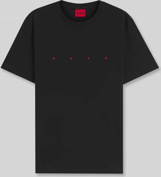 HUGO BOSS Regular Fit T-Shirt aus reiner Baumwolle