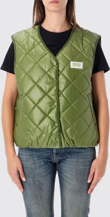 American Vintage Gesteppte Weste aus Polyester mit V-Ausschnitt und Kn&ouml;pfen