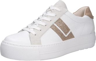 Paul Green Damen-Sneaker aus feinem Leder - - Shoes - Damen - Wei&szlig; - 39 EU
