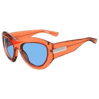 Dsquared2 Homme, Accessoires, Orange, Taille: 59 MM Lunettes de soleil en plastique