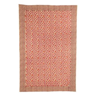 Doing Goods Plaid L&eacute;opard rose et totebag en coton Doing Goods