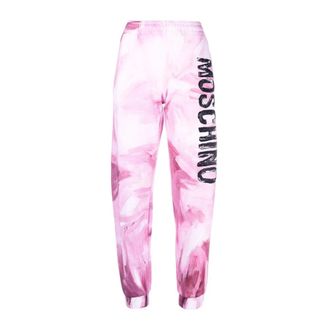 Moschino Femme, Pantalons, Rose, Taille: 34 FR Pantalon en Coton Rose