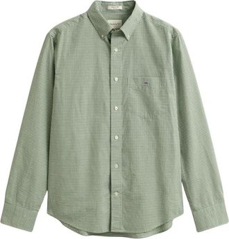 GANT Homme, Chemises, Vert, Taille: 2XL Classic Poplin Shirt