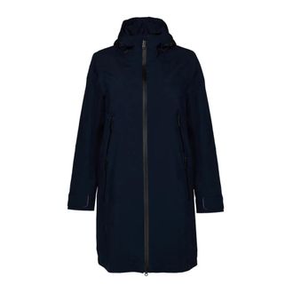 Danwear Stilvoller Navy-Regenmantel mit Kapuze - - Coats - Damen - Blau - 7XL