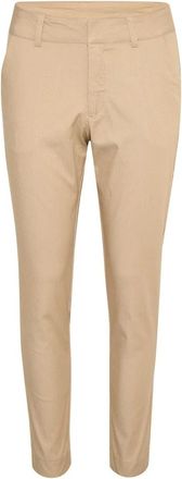 Kaffe Femme, Pantalons, Beige, Taille: 34 FR Pantalon Slim-fit