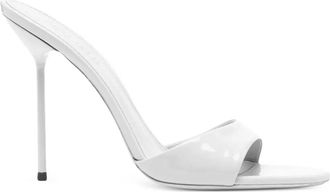 PARIS TEXAS Stiletto-Sandalen aus Lackleder - Weiß