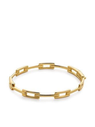 Monica Vinader bracelet jonc Signature Link - Or