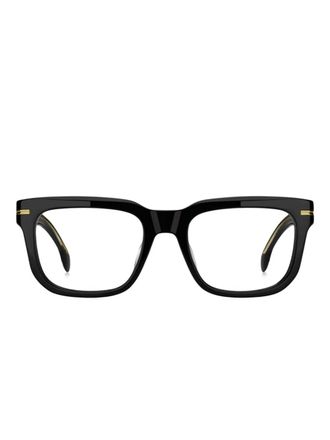 BOSS lunettes de vue &agrave; monture carr&eacute;e - Noir