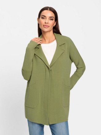 Heine Strickjacke Strickjacke Langarm Feinstrick