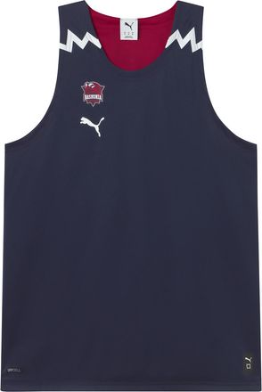 Puma Maillot de basketball r&eacute;versible Saski Baskonia Homme, V&ecirc;tements, Bleu, M
