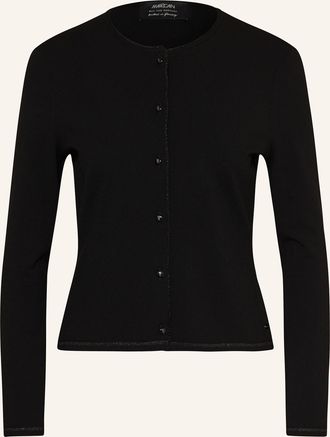 Marc Cain Strickjacke Mit Glitzergarn schwarz