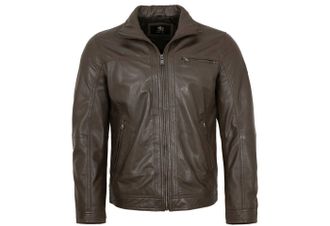 Otto Kern Lederjacke Men-103 OTTO KERN- Herren Lederjacke Lammnappa dunkelbraun