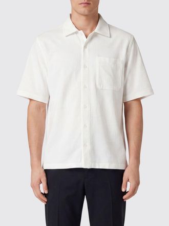 Herno Chemise d&eacute;contract&eacute;e &agrave; manches courtes avec col fran&ccedil;ais et poches plaqu&eacute;es