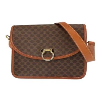 Celine Pre-owned Vintage Macadam Sac bandouli&egrave;re marron - Femme - Pre-owned - Brun - Taille: ONE Size