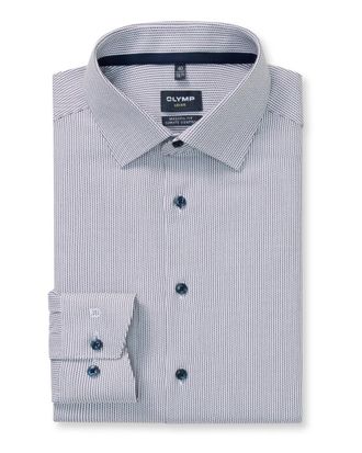 Olymp Luxor, Modern Fit, Climate Control Stretch-Hemd mit Print in